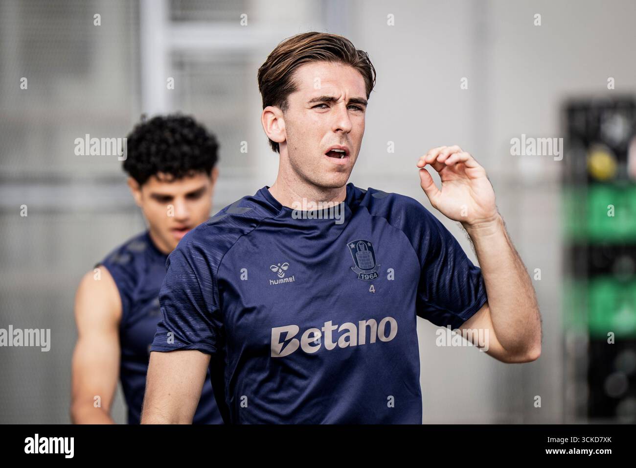 Luis Binks as the Superliga club Broendby IF trains with new coaches in ...