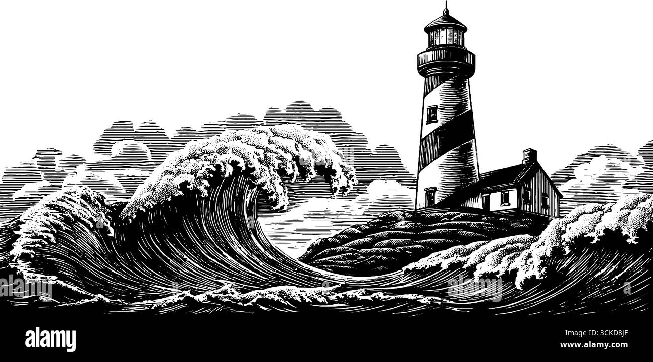 Dramatic building scene Stock Vector Images - Alamy