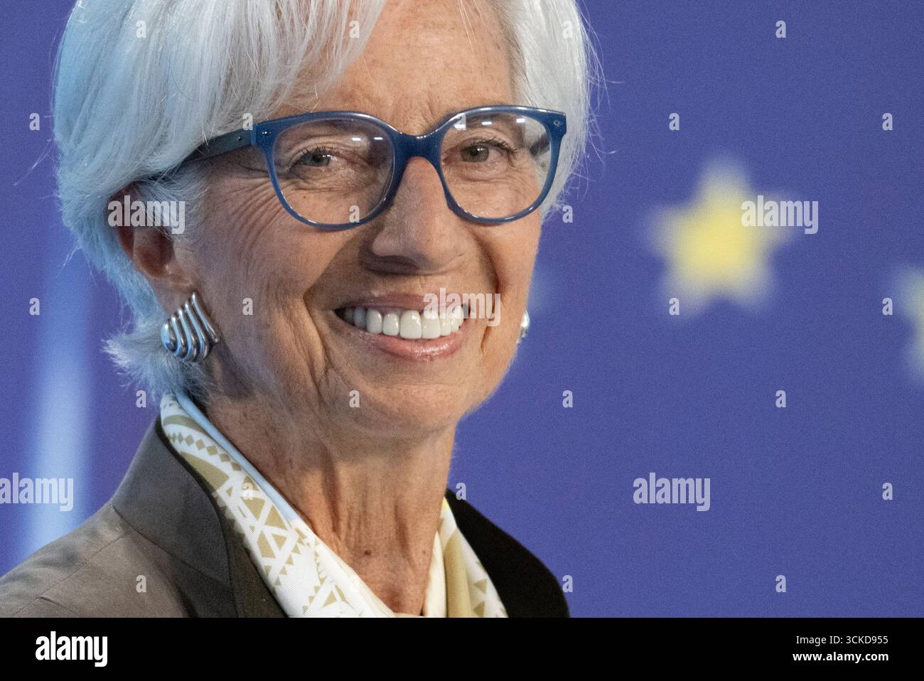 11 September 2025, Hesse, Frankfurt/Main: Christine Lagarde, President ...