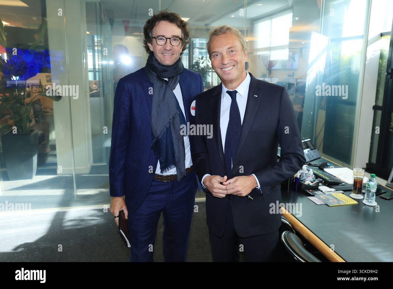Antoine Arnault and Jean-Pierre Aubin attending the 21th Aurel BGC ...