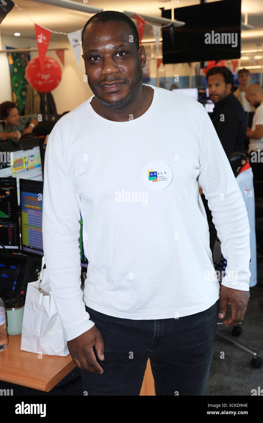 Bruno Ngotty attending the 21th Aurel BGC Charity Day to honor the ...
