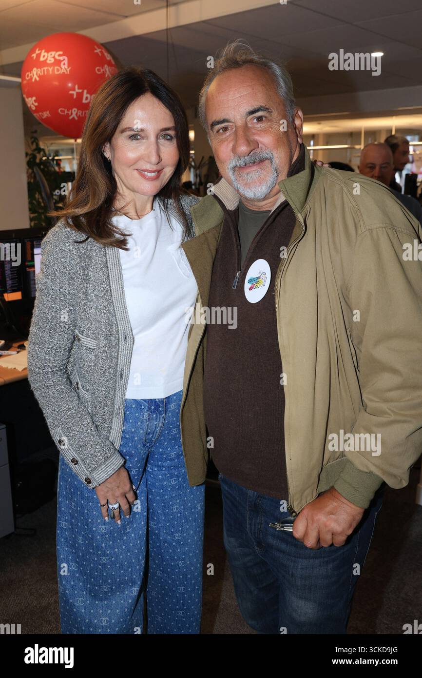 Elsa Zylberstein and Antoine Dulery attending the 21th Aurel BGC ...