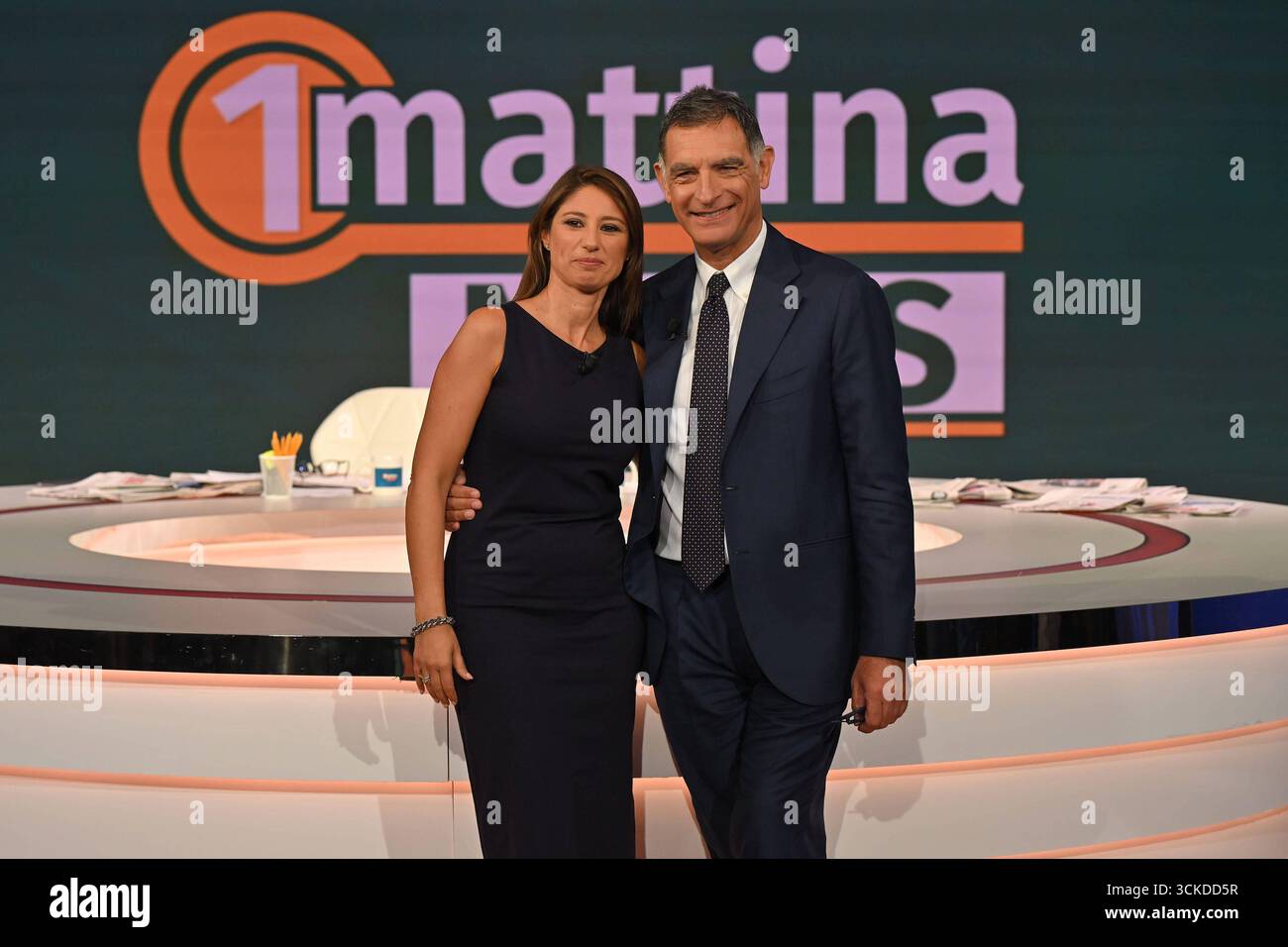 News - Rai Tv Broadcast Uno mattina news The Italian presenter Maria ...