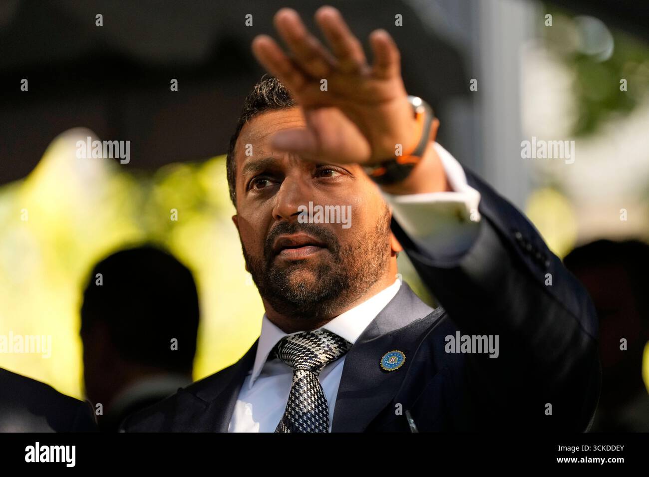 FBI director Kash Patel attends a ceremony to mark the 24th anniversary ...
