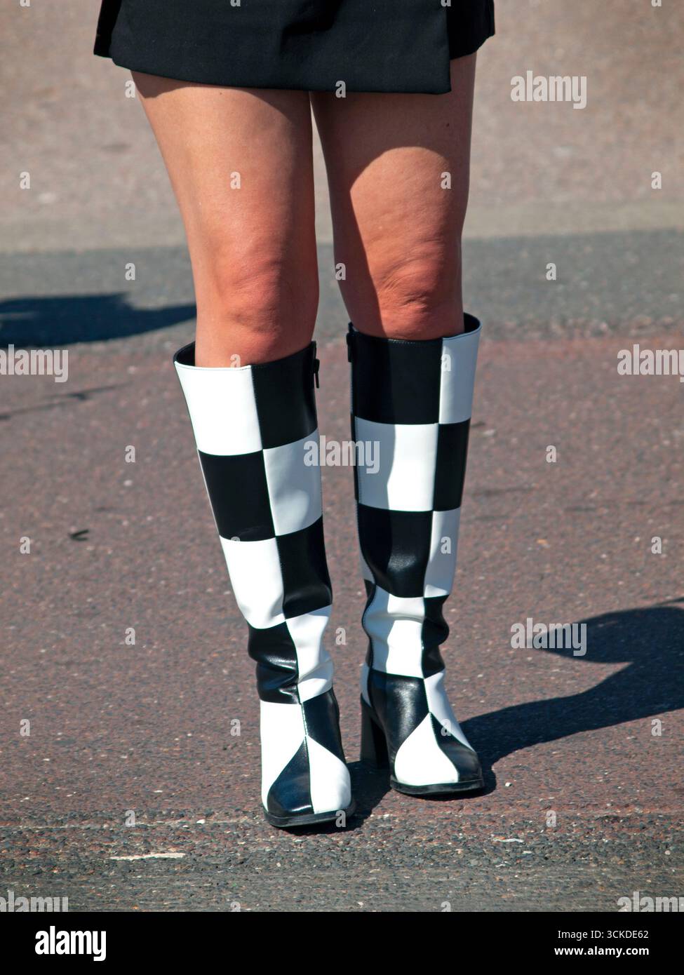 Knee high 60s boots at The Brighton Mod Weekender 2025, England Stock ...