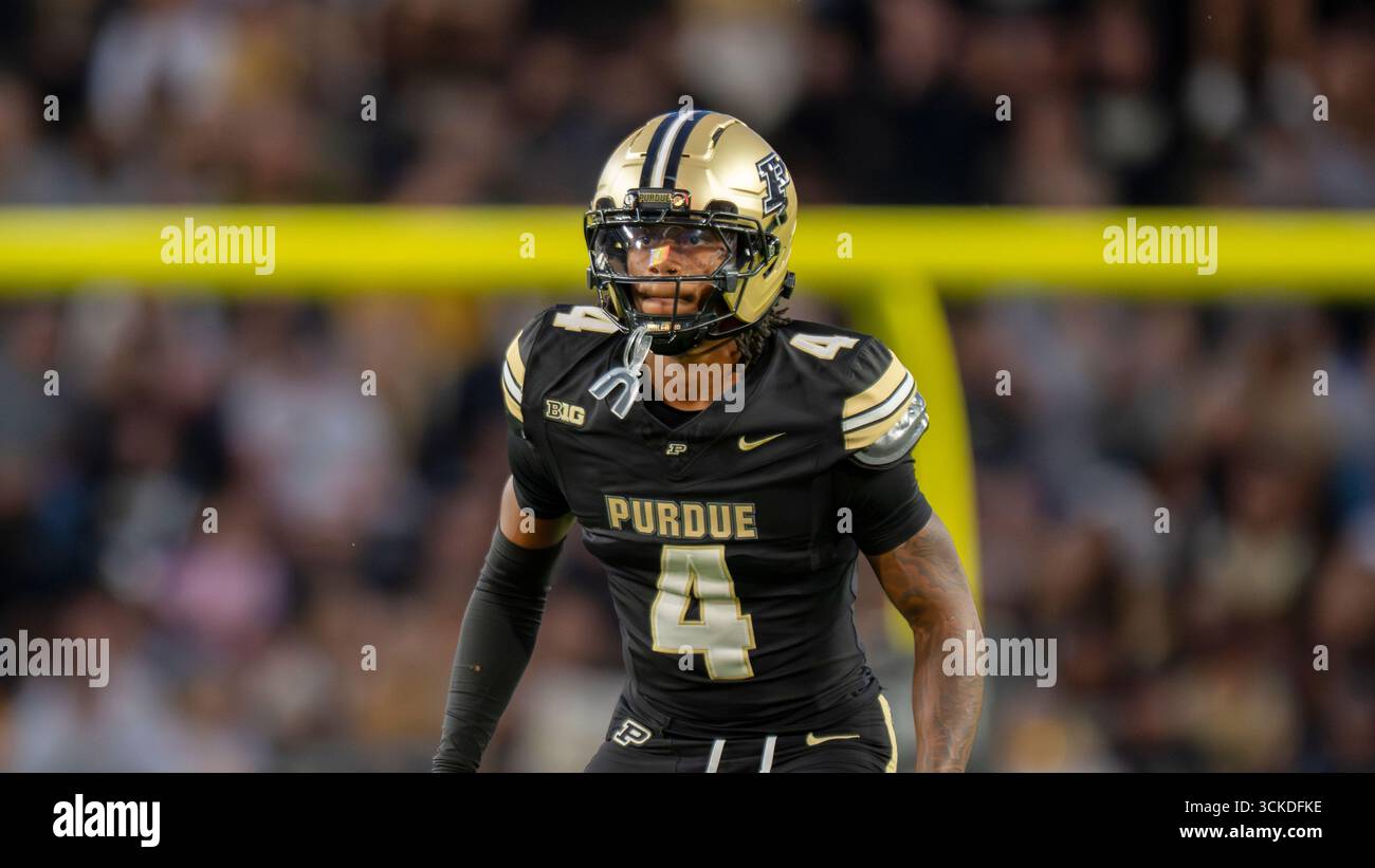 Purdue defensive back Hudauri Hines (4) during an NCAA football game on ...