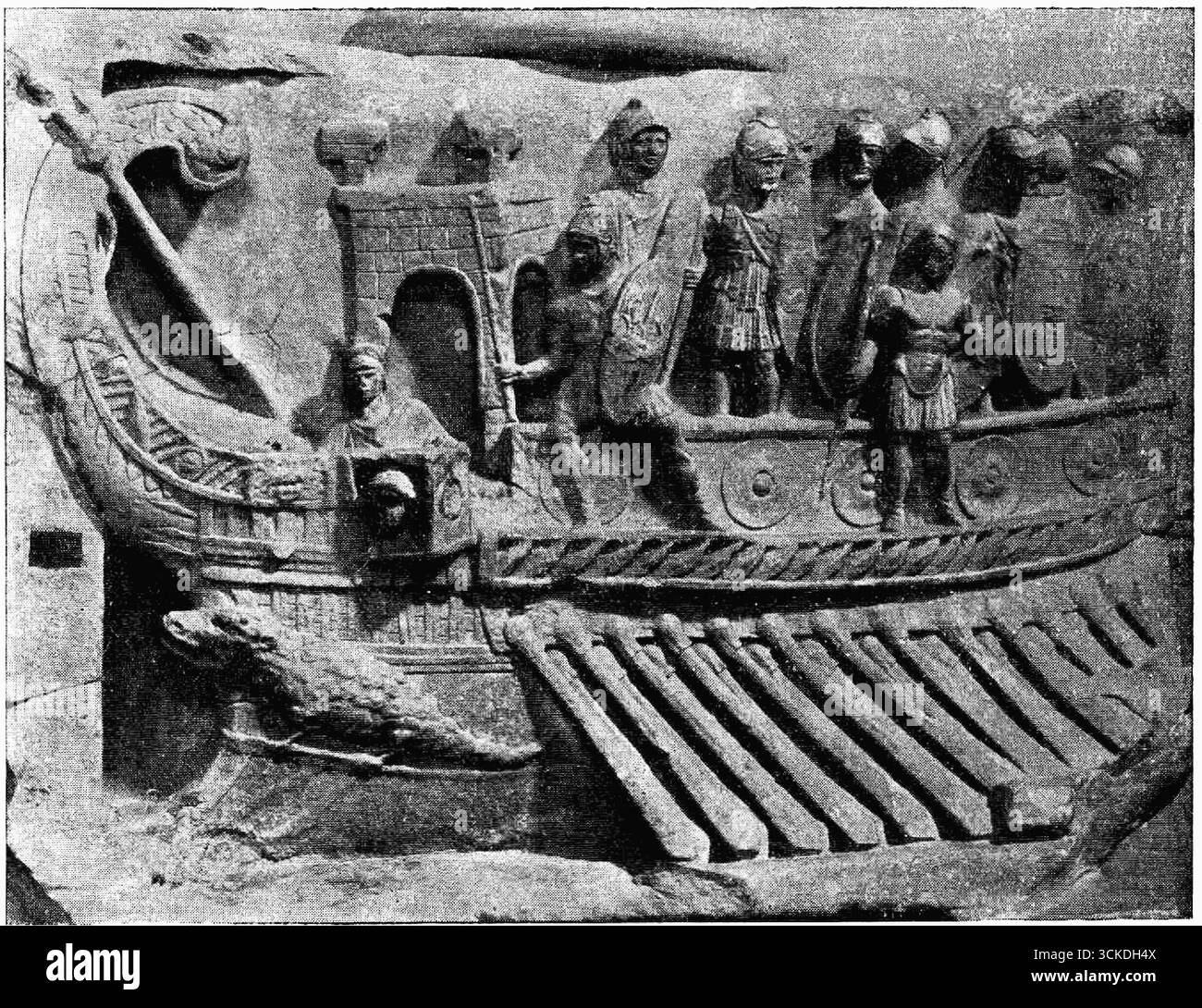 Roman naval bireme relief hi-res stock photography and images - Alamy