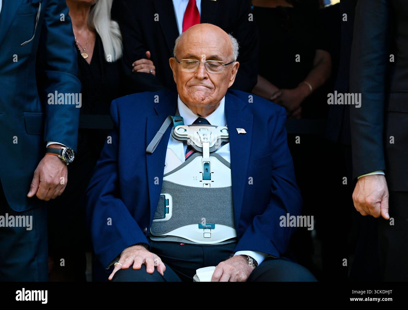 New York, USA. 11th Sep, 2025. Former New York City Mayor Rudy Giuliani ...