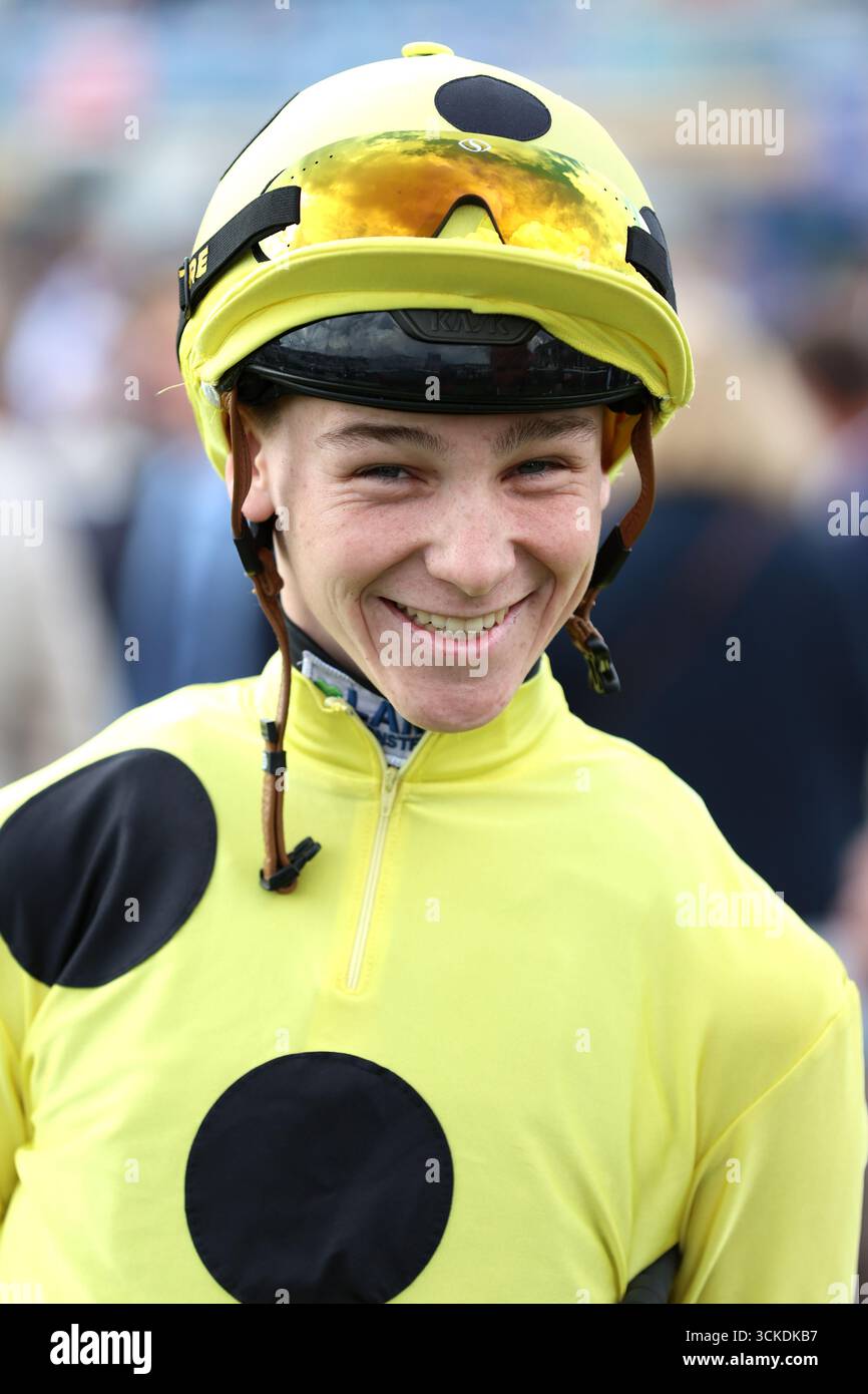Jockey Billy Loughnane before the Oddschecker Handicap during Ladies ...