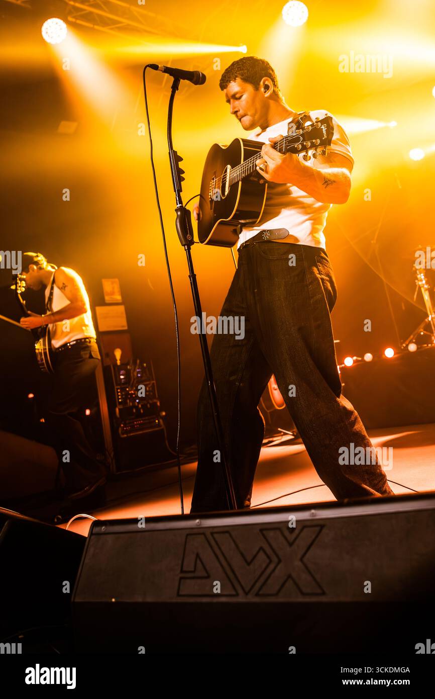 Milan Italy. 10 sept 2025. The Australian trio SONS OF THE EAST ...