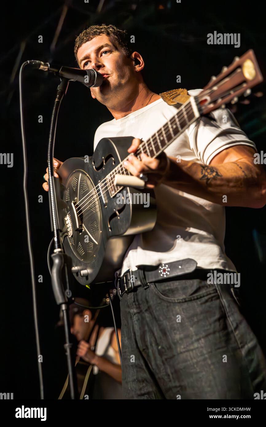 Milan Italy. 10 sept 2025. The Australian trio SONS OF THE EAST ...