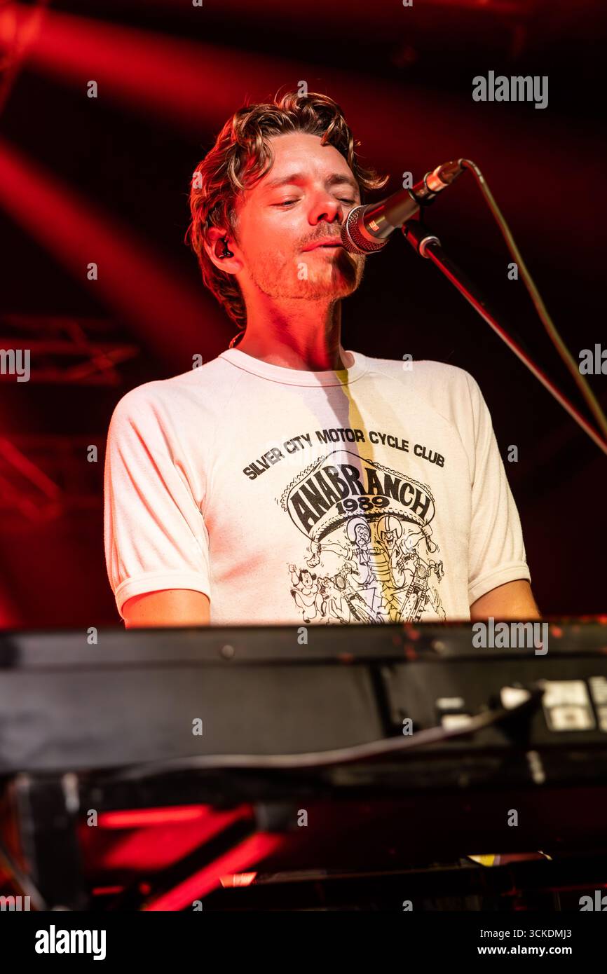 Milan Italy. 10 sept 2025. The Australian trio SONS OF THE EAST ...