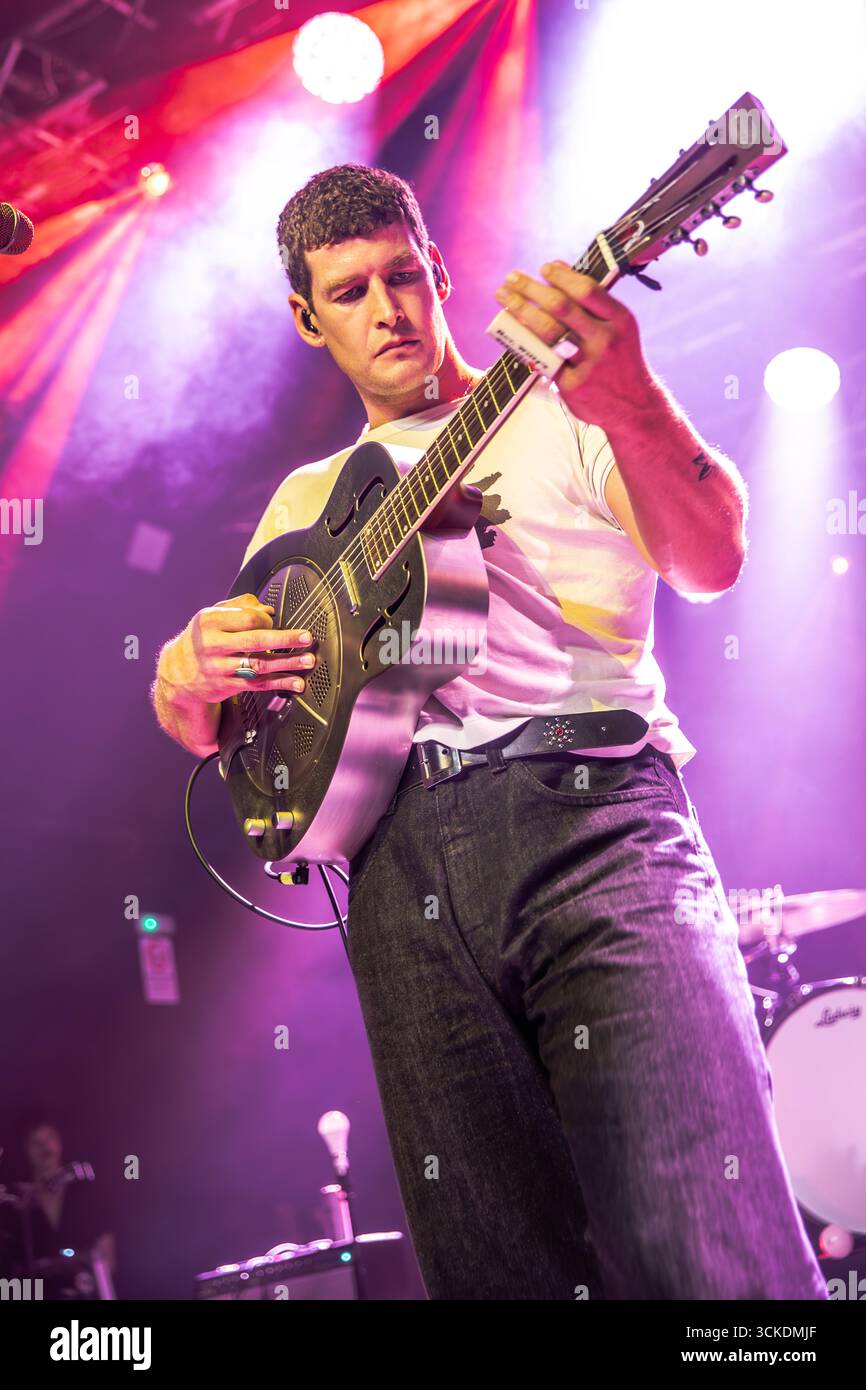 Milan Italy. 10 sept 2025. The Australian trio SONS OF THE EAST ...