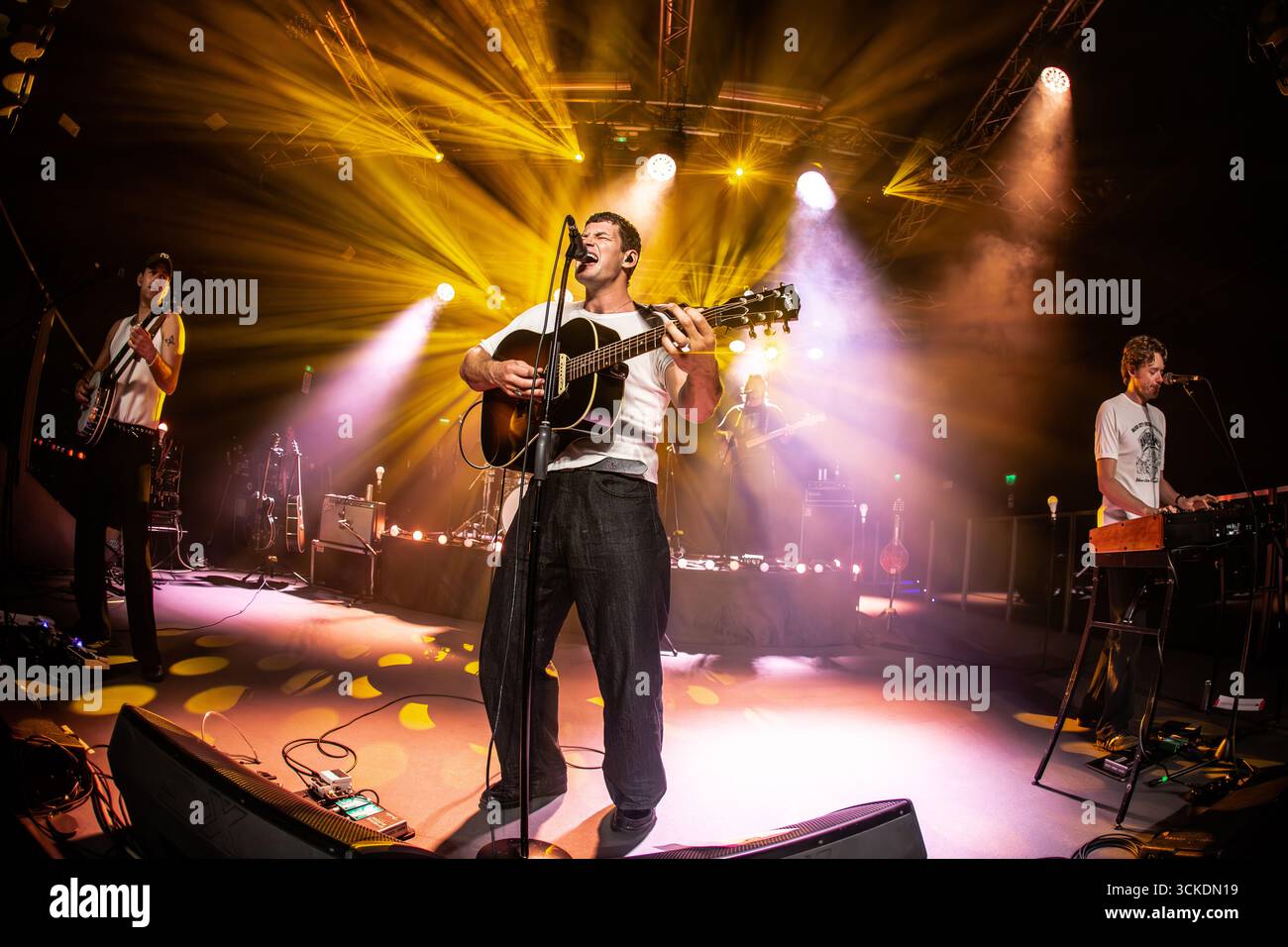 Milan Italy. 10 sept 2025. The Australian trio SONS OF THE EAST ...