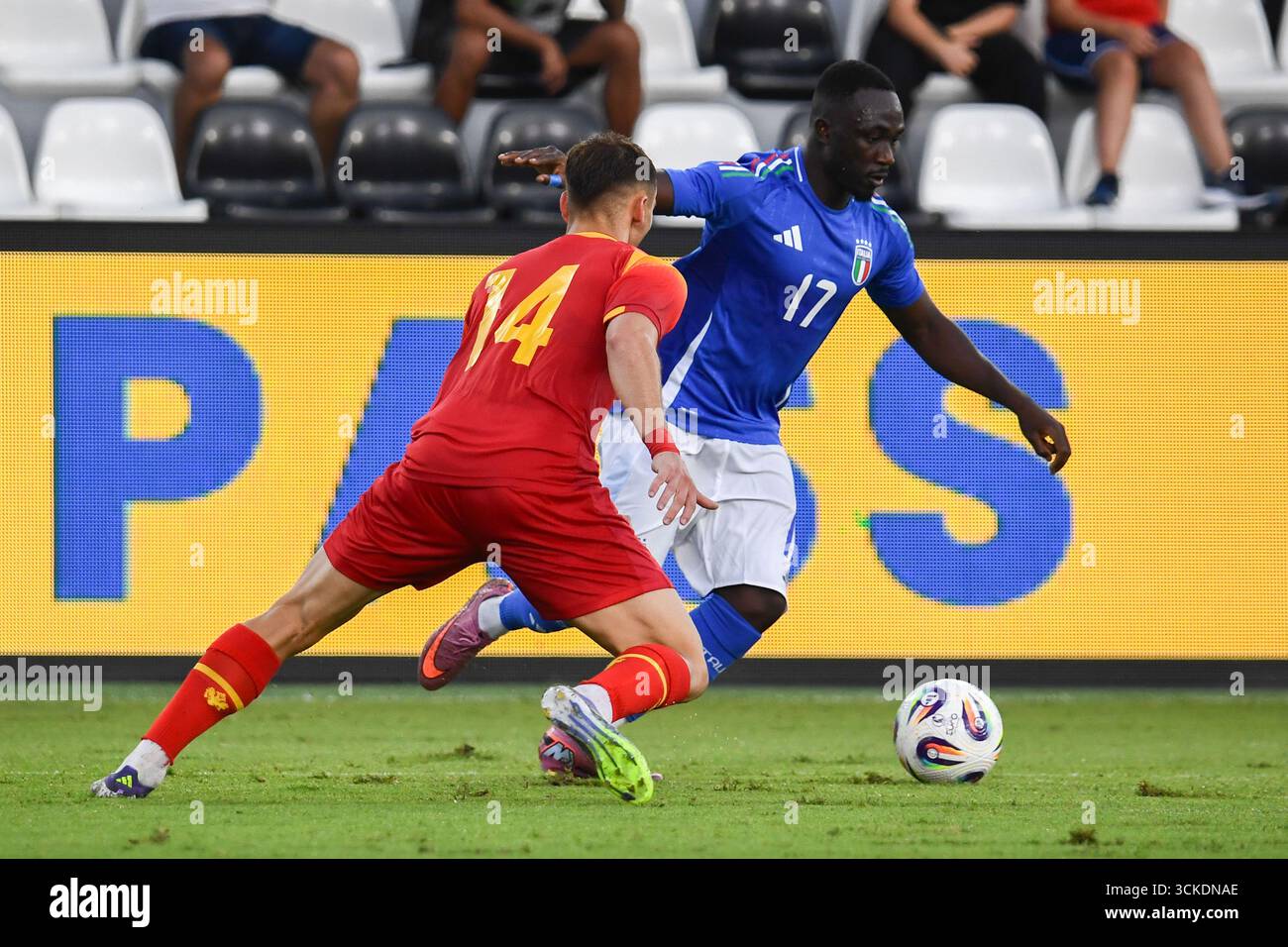 Seydou Fini (Italy) during UEFA EURO 2027 Qualifying - Italy U21 vs ...