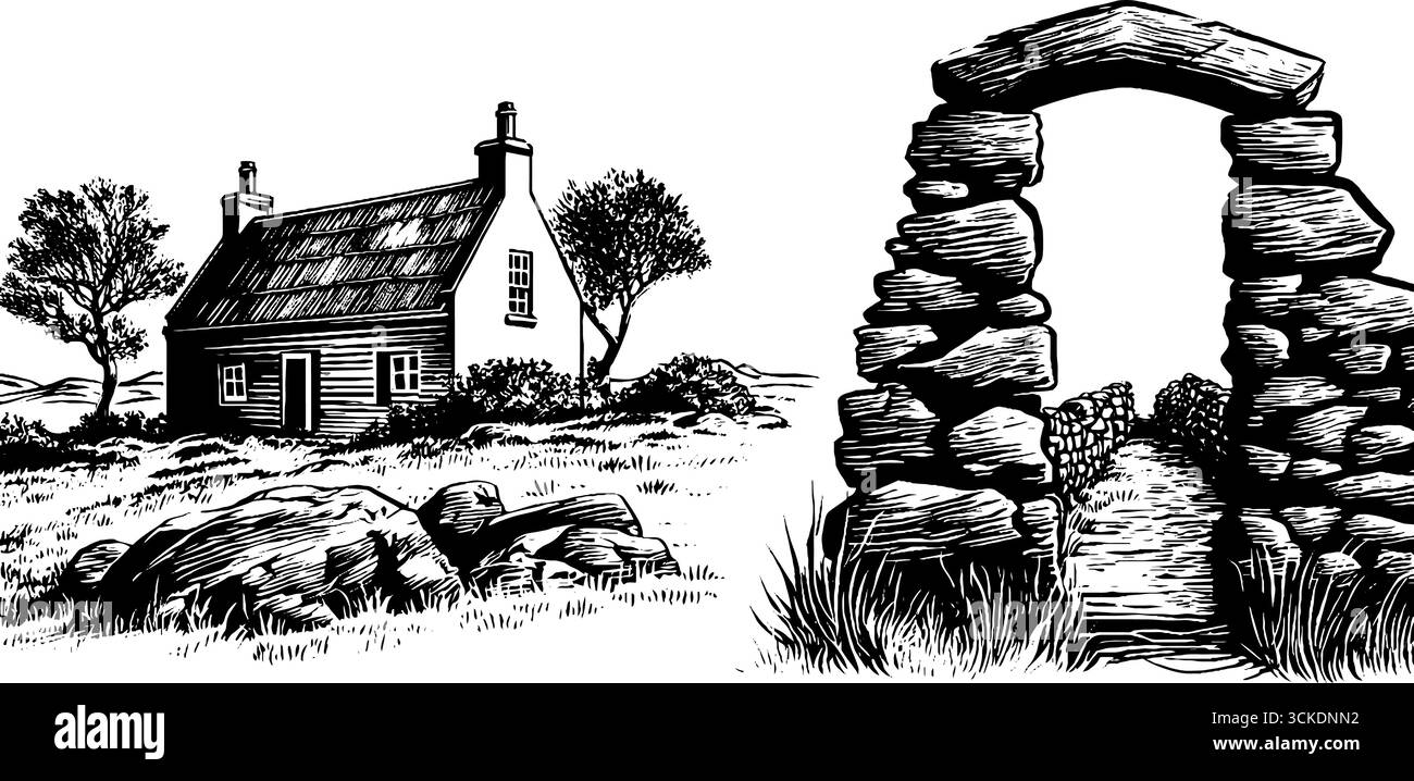 Scottish croft hi-res stock photography and images - Alamy