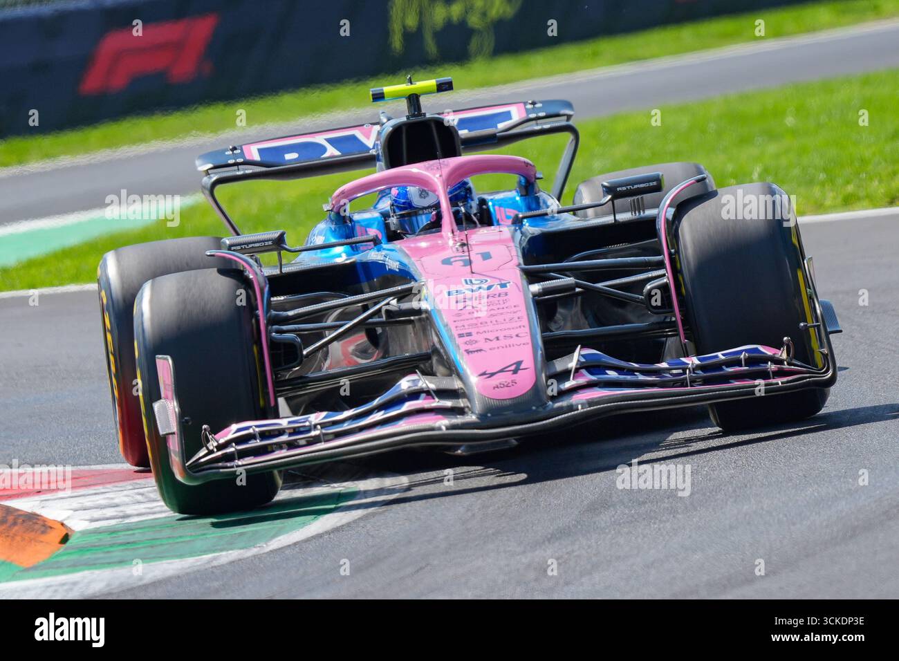 Paul Aron of Estonia driving the (61) BWT Alpine F1 Team A525 during ...
