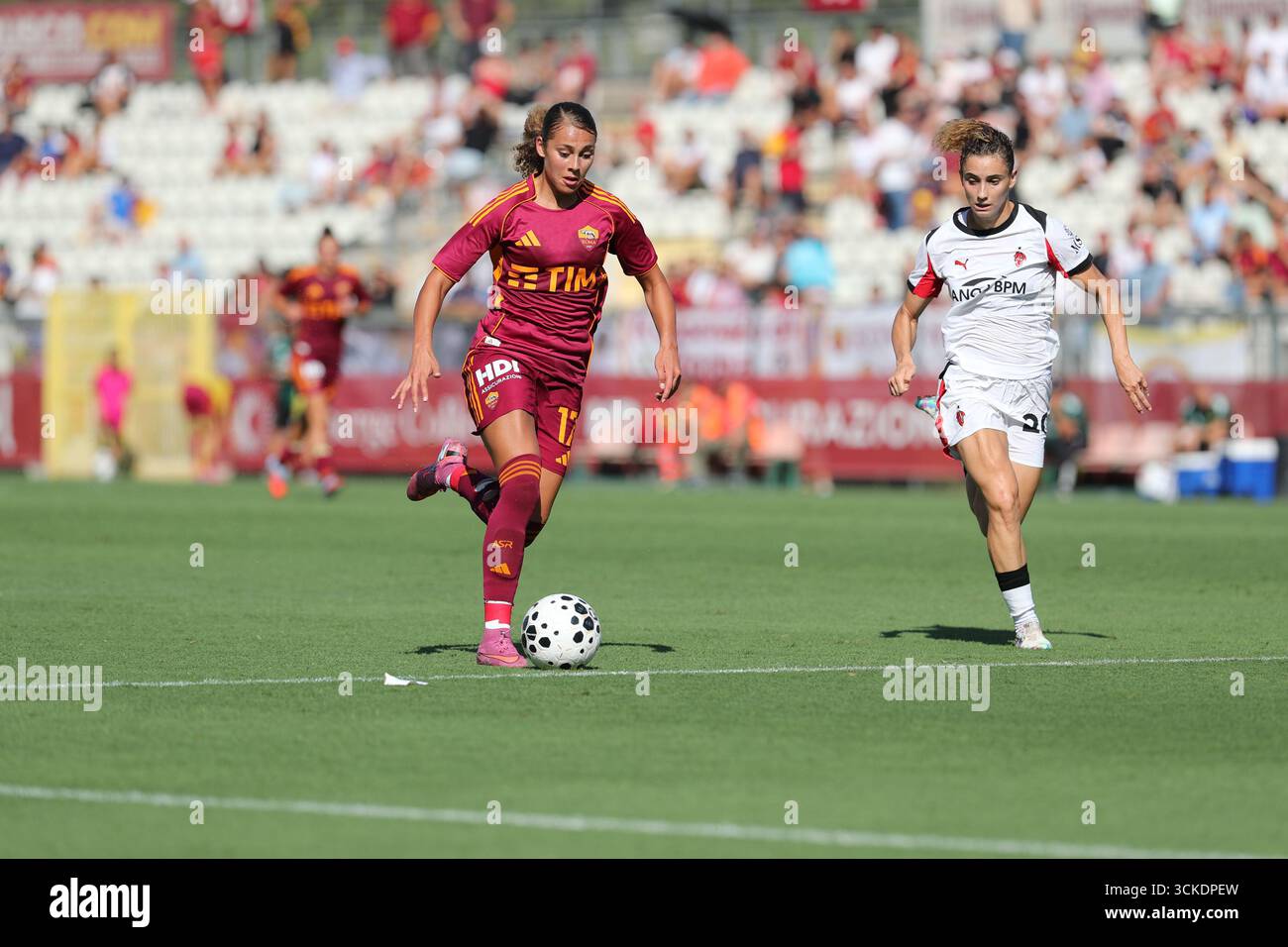 Alayah Pilgrim (Roma Women) during Serie A Women's Cup - AS Roma vs AC ...