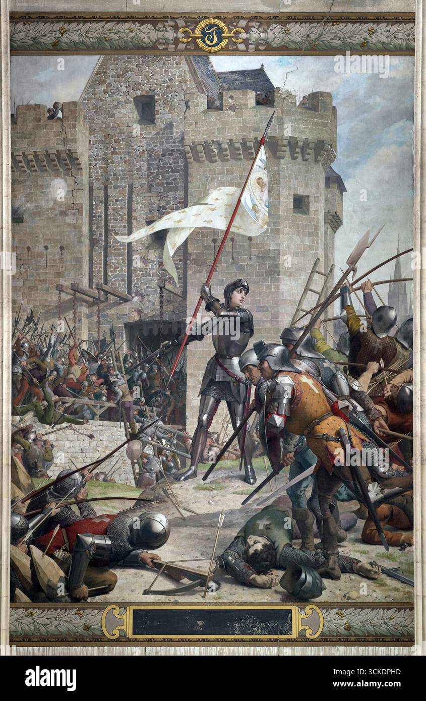 Joan of Arc at the Siege of Orléans by Jules Eugène Lenepveu, painted ...
