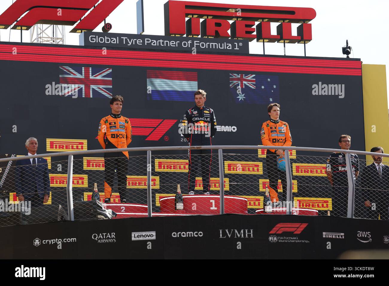 Podium Italy Grand Prix 2025 F1 Pirelli Formula 1 Pirelli Gran Premio d ...