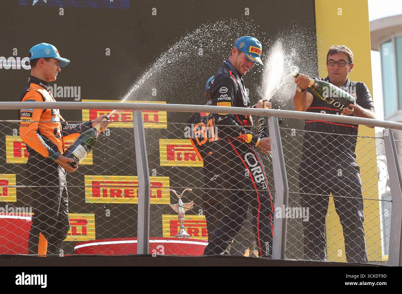 Podium Italy Grand Prix 2025 F1 Pirelli Formula 1 Pirelli Gran Premio d ...