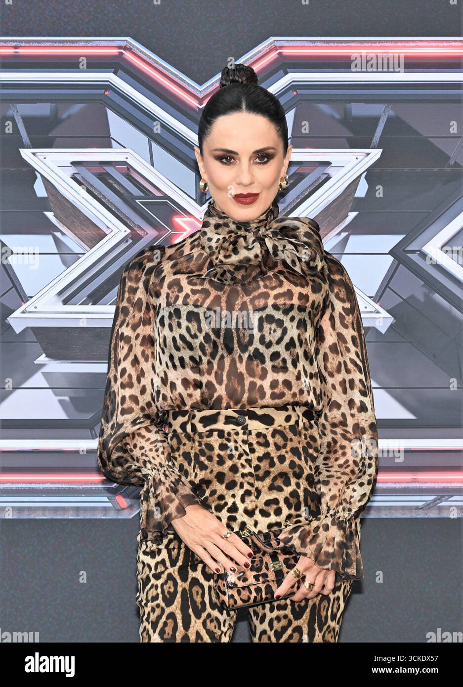 Milan, Italy X Factor 2025 host and jury. In the photo: Paola Iezzi ...