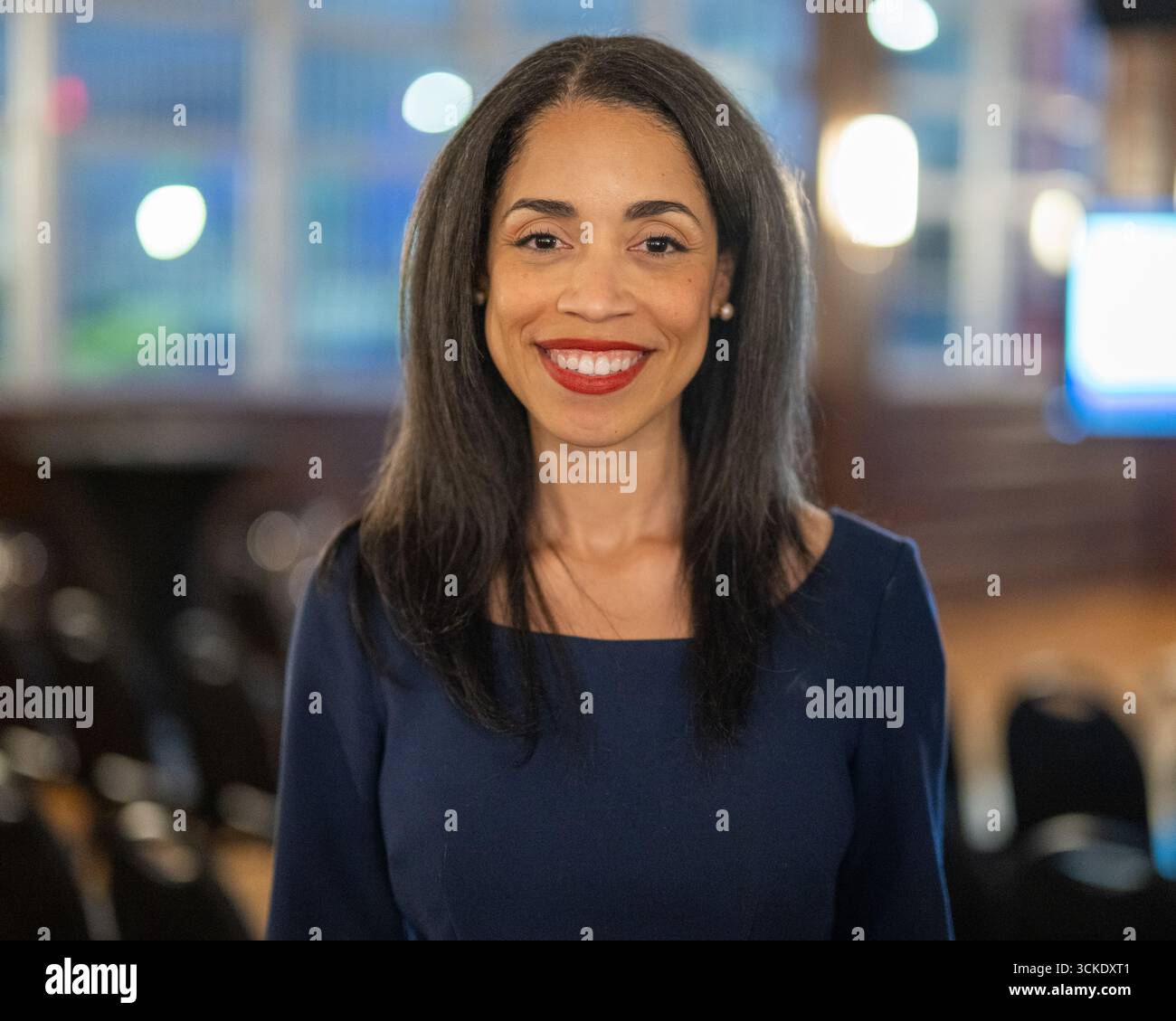 Amanda Edwards attends the 18th Congressional District Meet the ...