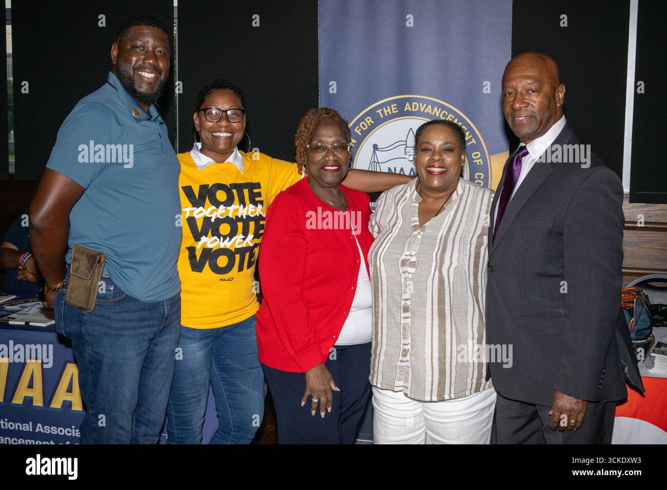 (L-R) Nicholas Little, Amanda Sapp, Jackie Anderson, Coretta Fontenot ...
