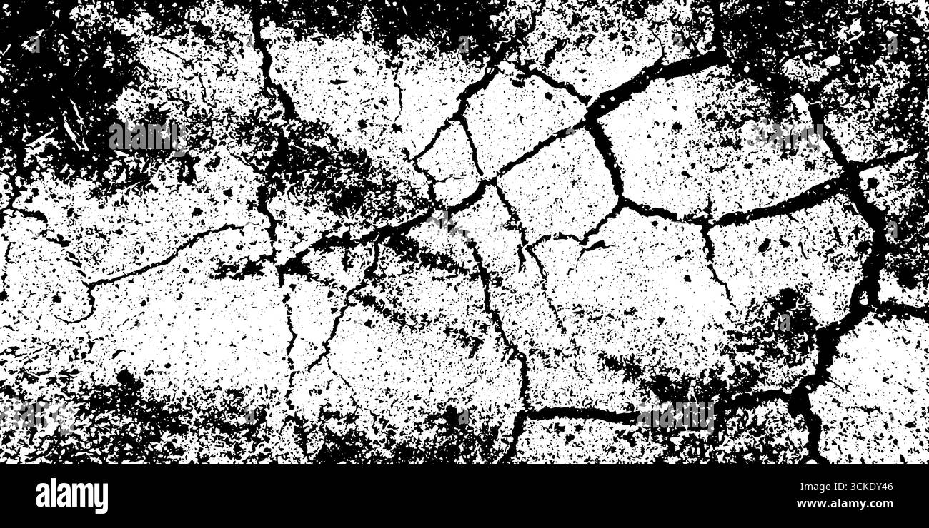 Cracked dry mud texture with fine fissures for grunge design overlay ...