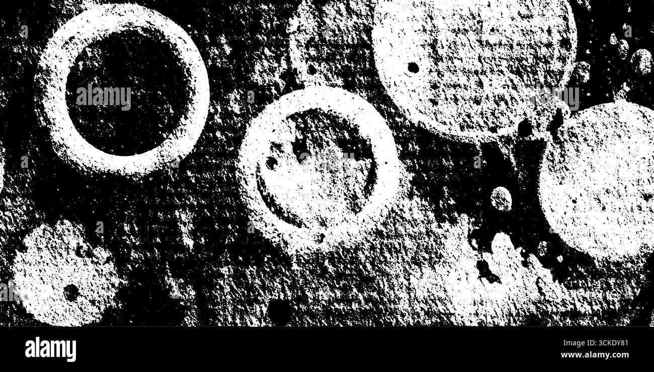 Grunge coffee stain rings and splatter on textured background for ...