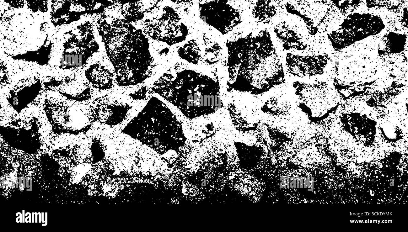 Grunge texture of crushed gravel path with angular stones for design ...