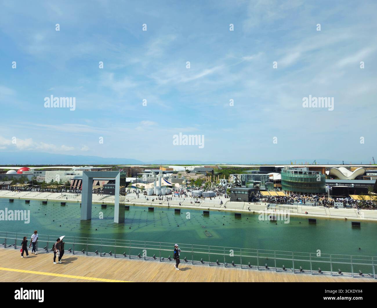 Expo 2025 Osaka Kansai: Waterfront Pavilions and Crowds on Yumeshima ...