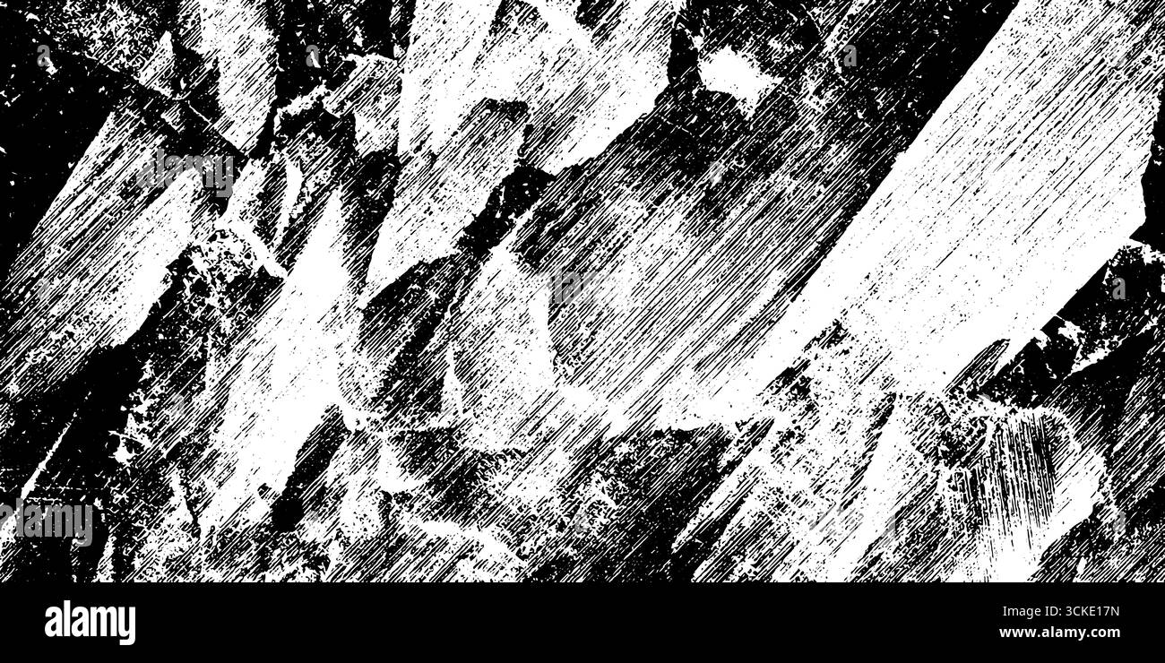 Etched crystal mineral facets with sharp angular lines for distress ...