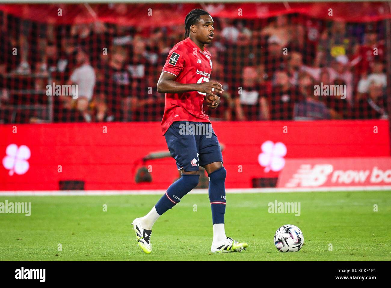 Nathan NGOY of Lille during the French championship Ligue 1 football match between Losc Lille ...