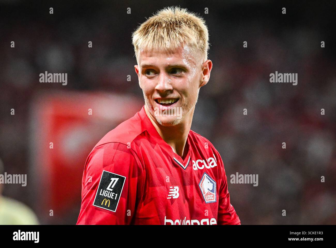 Hakon ARNAR HARALDSSON of Lille during the French championship Ligue 1 ...