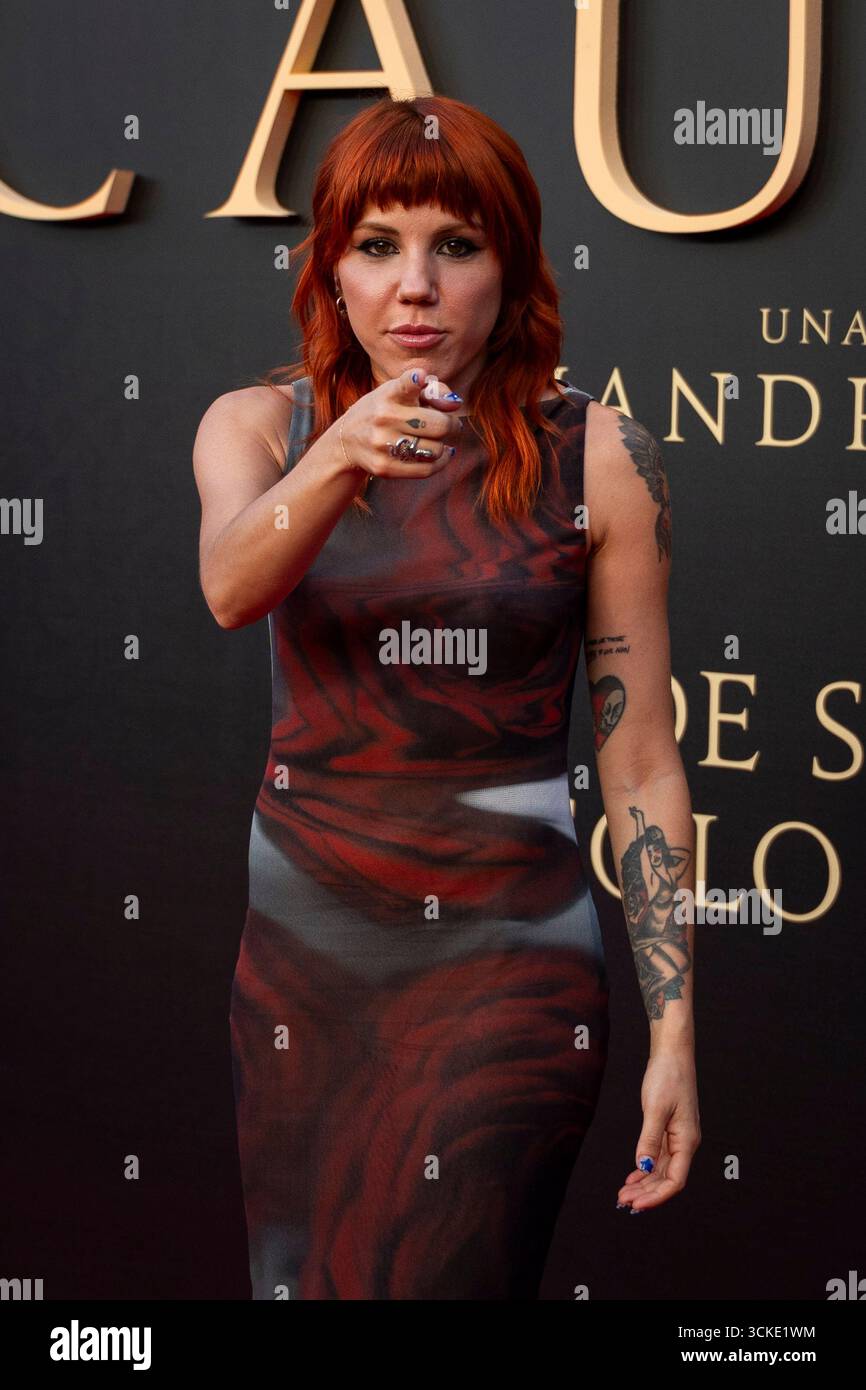 Angy Fernandez attends to 'El Cautivo' Premiere at Callao Cinema on ...