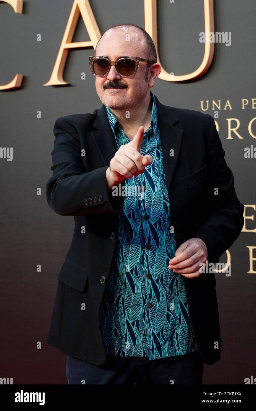 Carlos Areces attends to 'El Cautivo' Premiere at Callao Cinema on ...