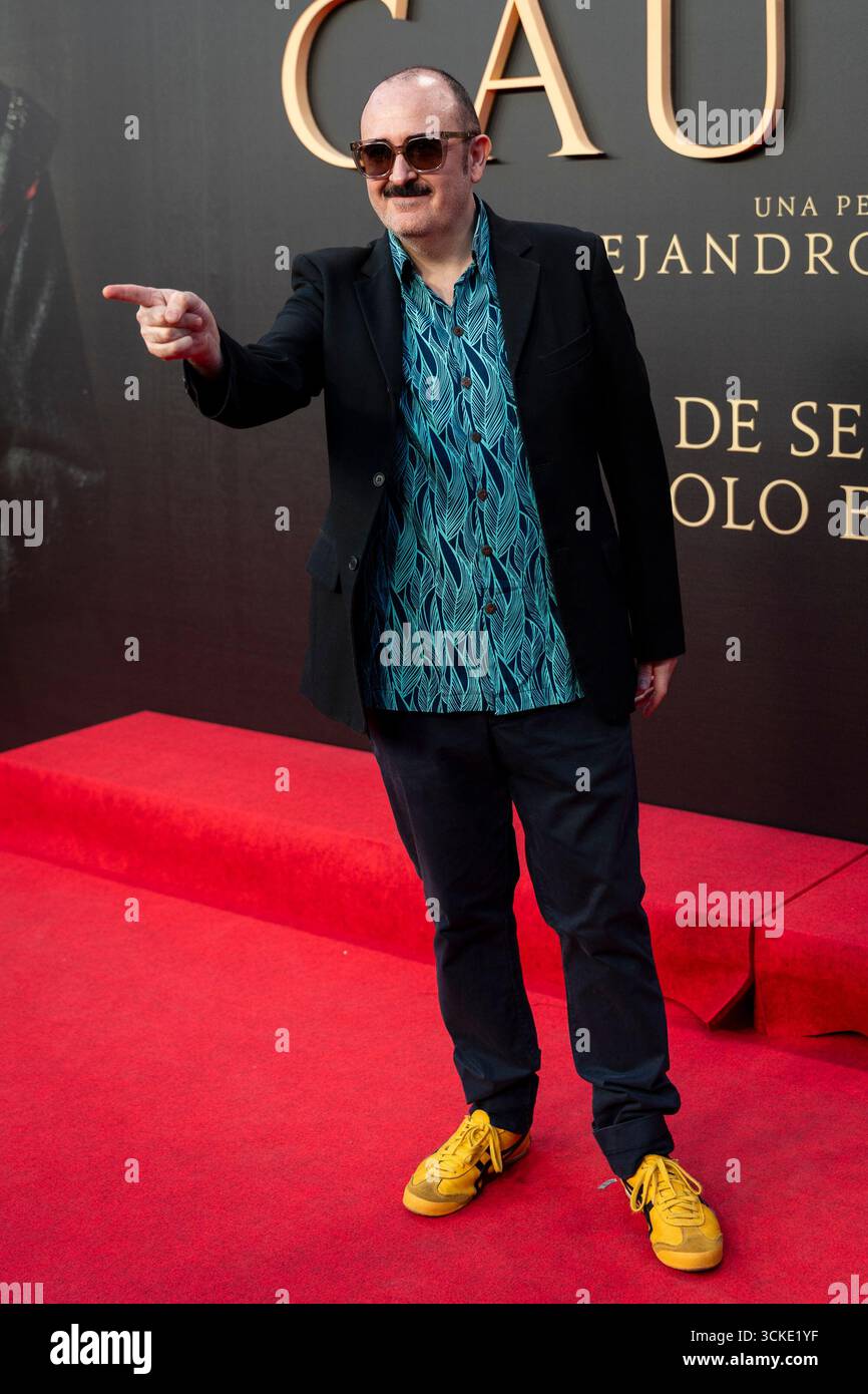 Carlos Areces attends to 'El Cautivo' Premiere at Callao Cinema on ...