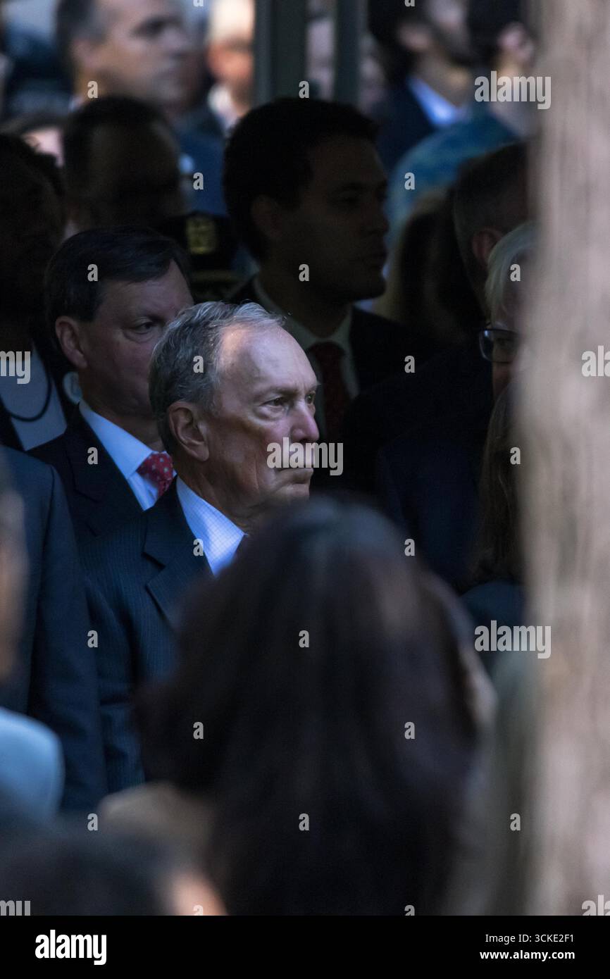 Michael Bloomberg attend Annual 9/11 Commemoration Ceremony at the ...