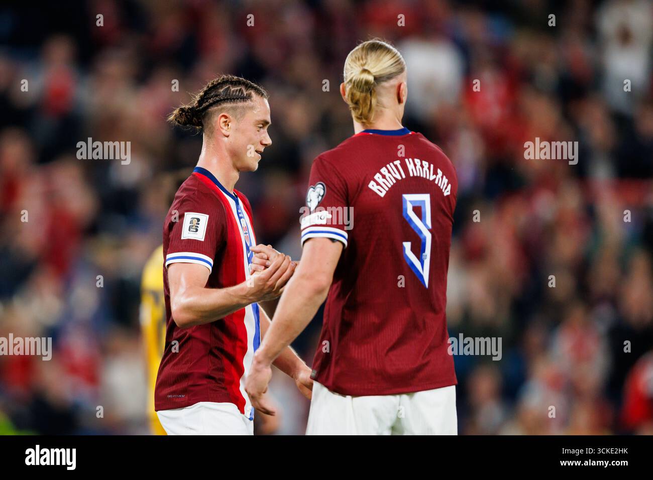 Oslo, Norway. 09th, September 2025. Thelo Aasgaard (18) of Norway ...