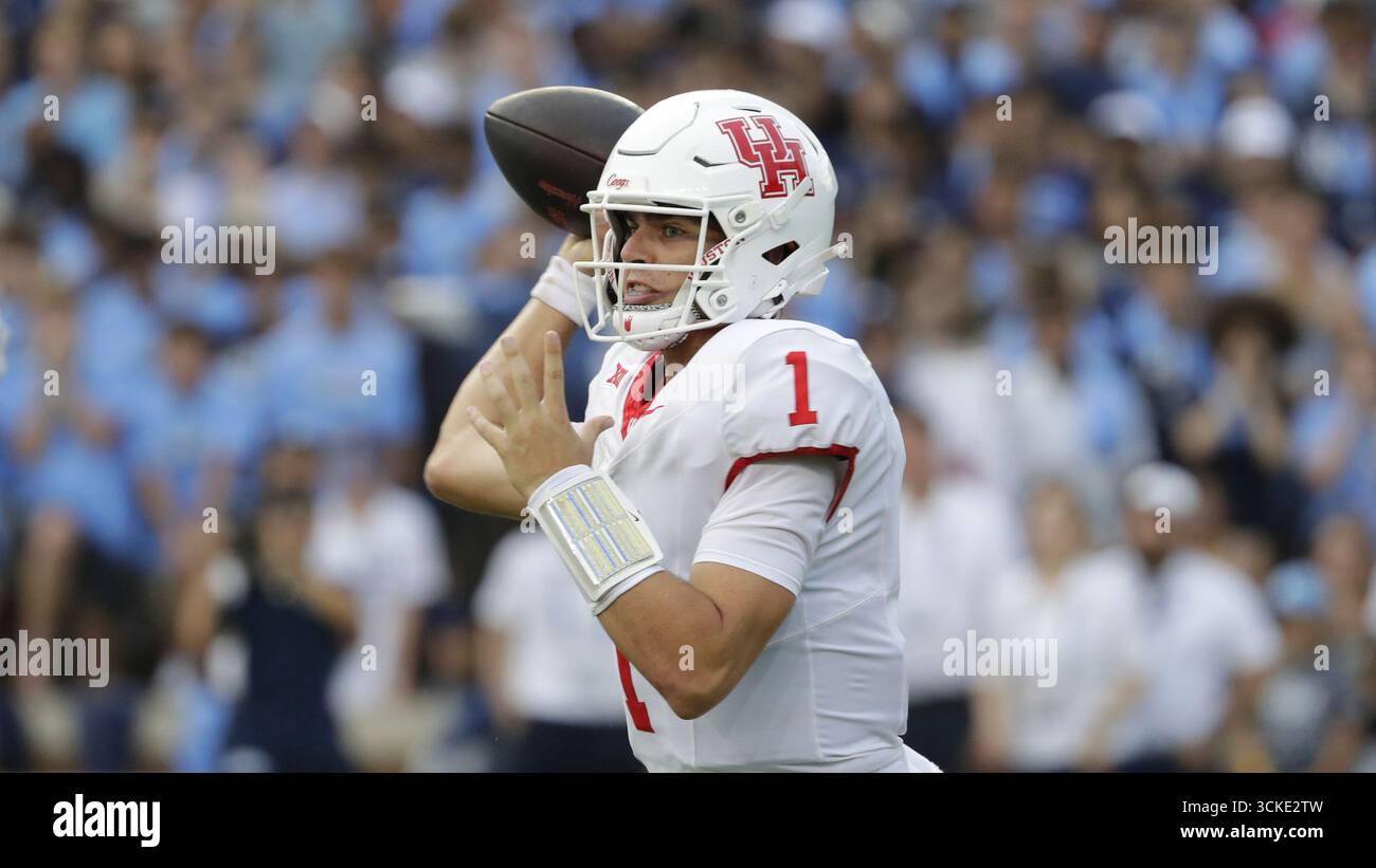 Houston quarterback Conner Weigman during an NCAA football game against ...