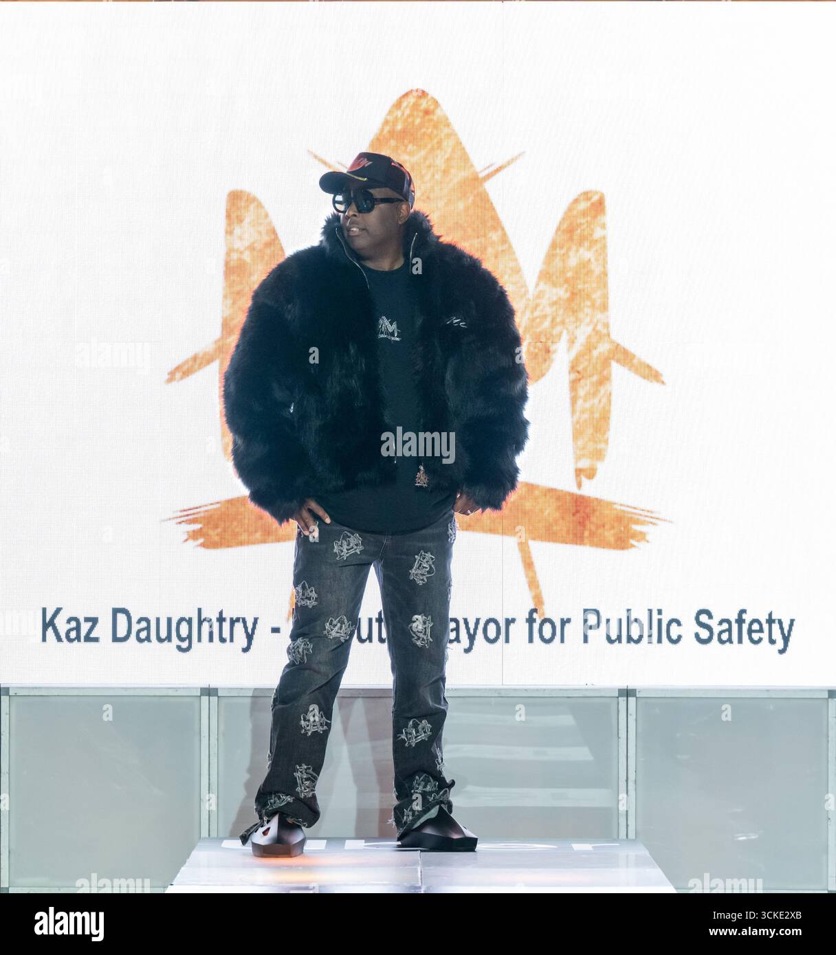 Kaz Daughtry, Deputy mayor wearing dress by Mugzy McFly + HEED NYC ...