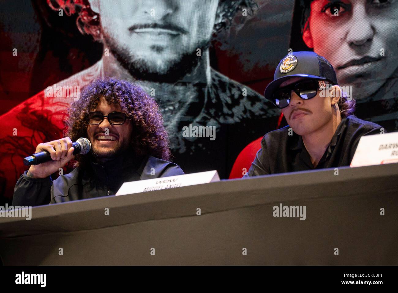 Sebastian 'Super Sebas' Santana and Miguel Angel Colombo during the WOW ...