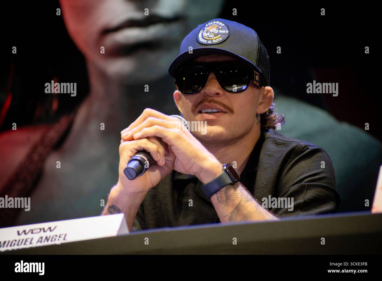 Miguel Angel 'Colombo' Lozano during the WOW 22 Press Conference at ...