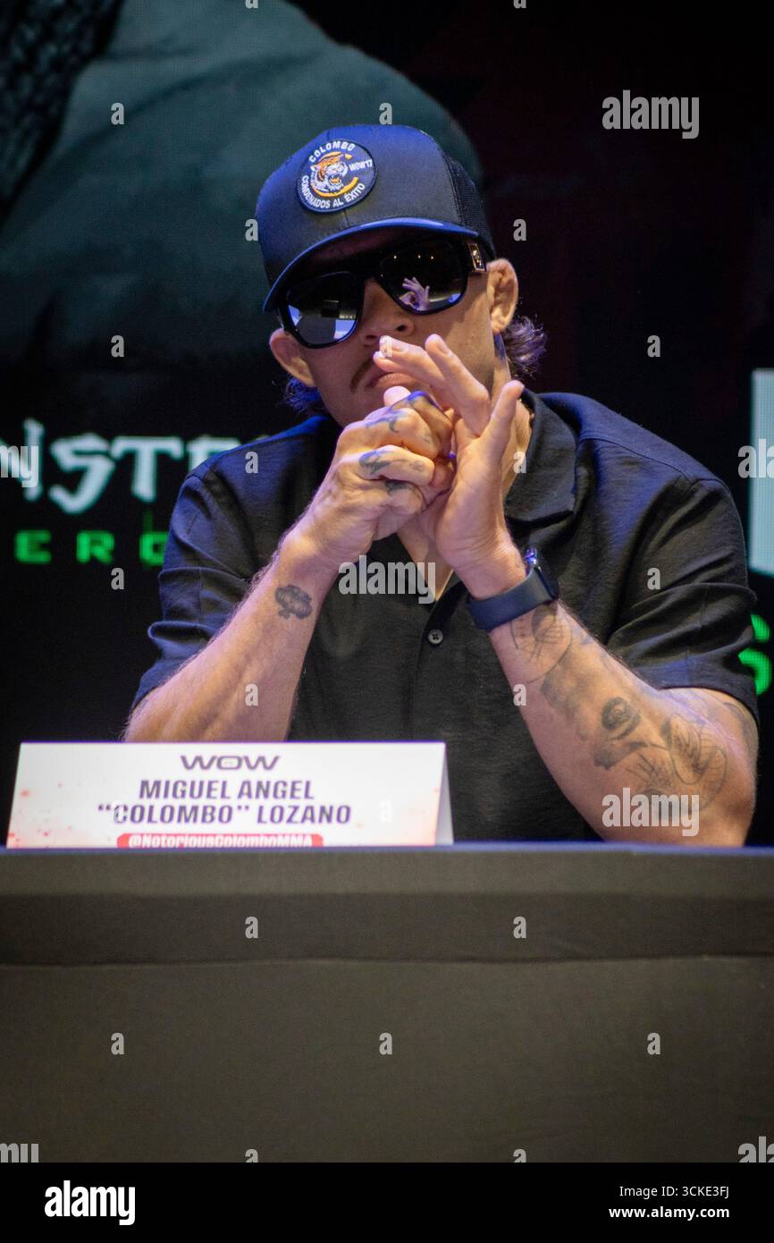 Miguel Angel 'Colombo' Lozano during the WOW 22 Press Conference at ...