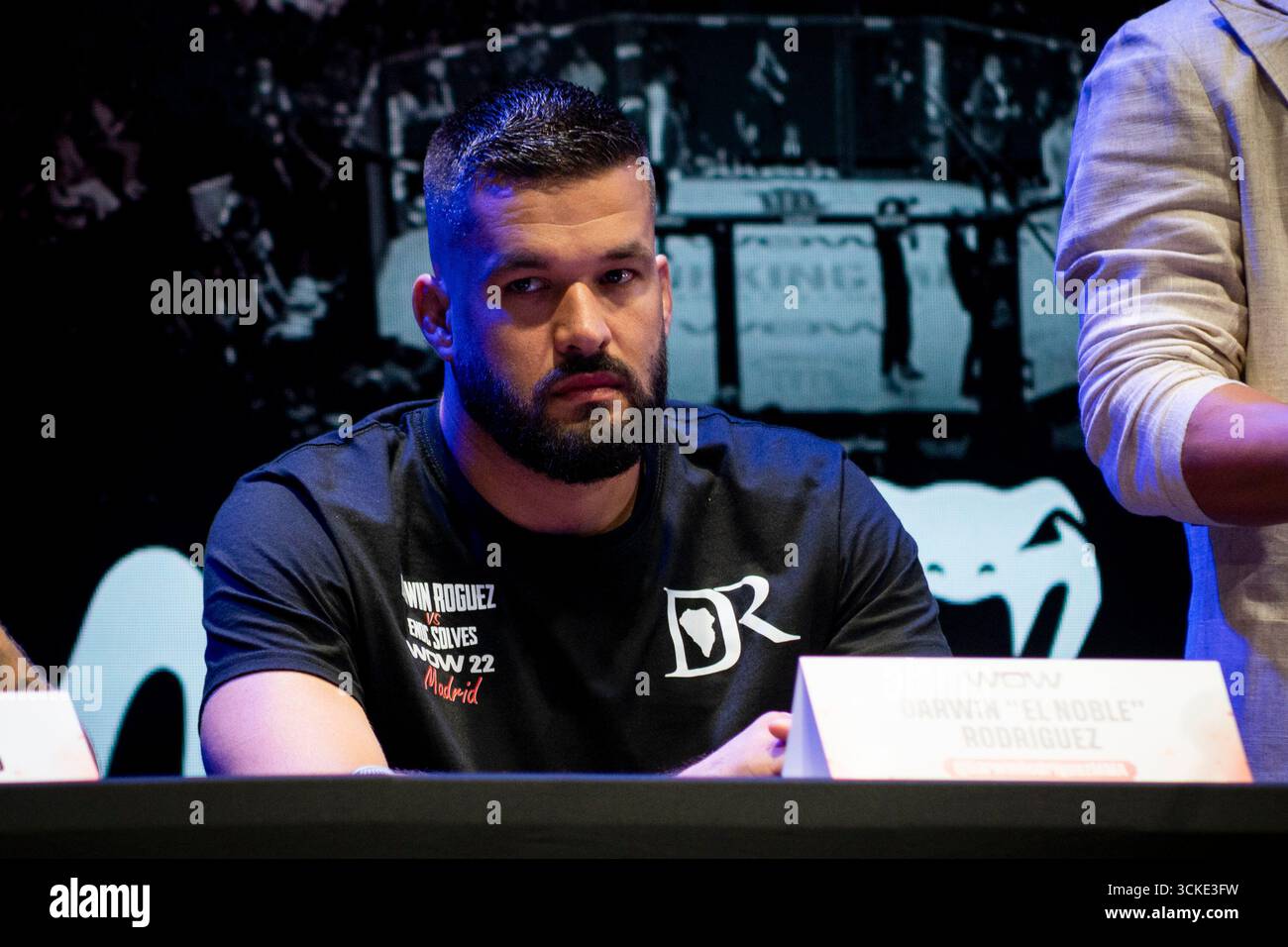 Darwin 'El Noble' Rodriguez during the WOW 22 Press Conference at ...