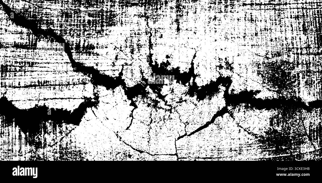 Splintered timber texture with jagged crack lines for rough overlay and ...