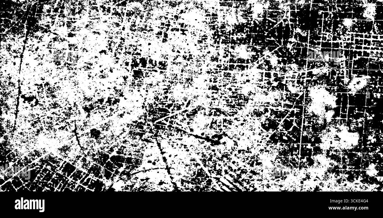 Vintage grunge map texture with latitude and longitude grid for design ...