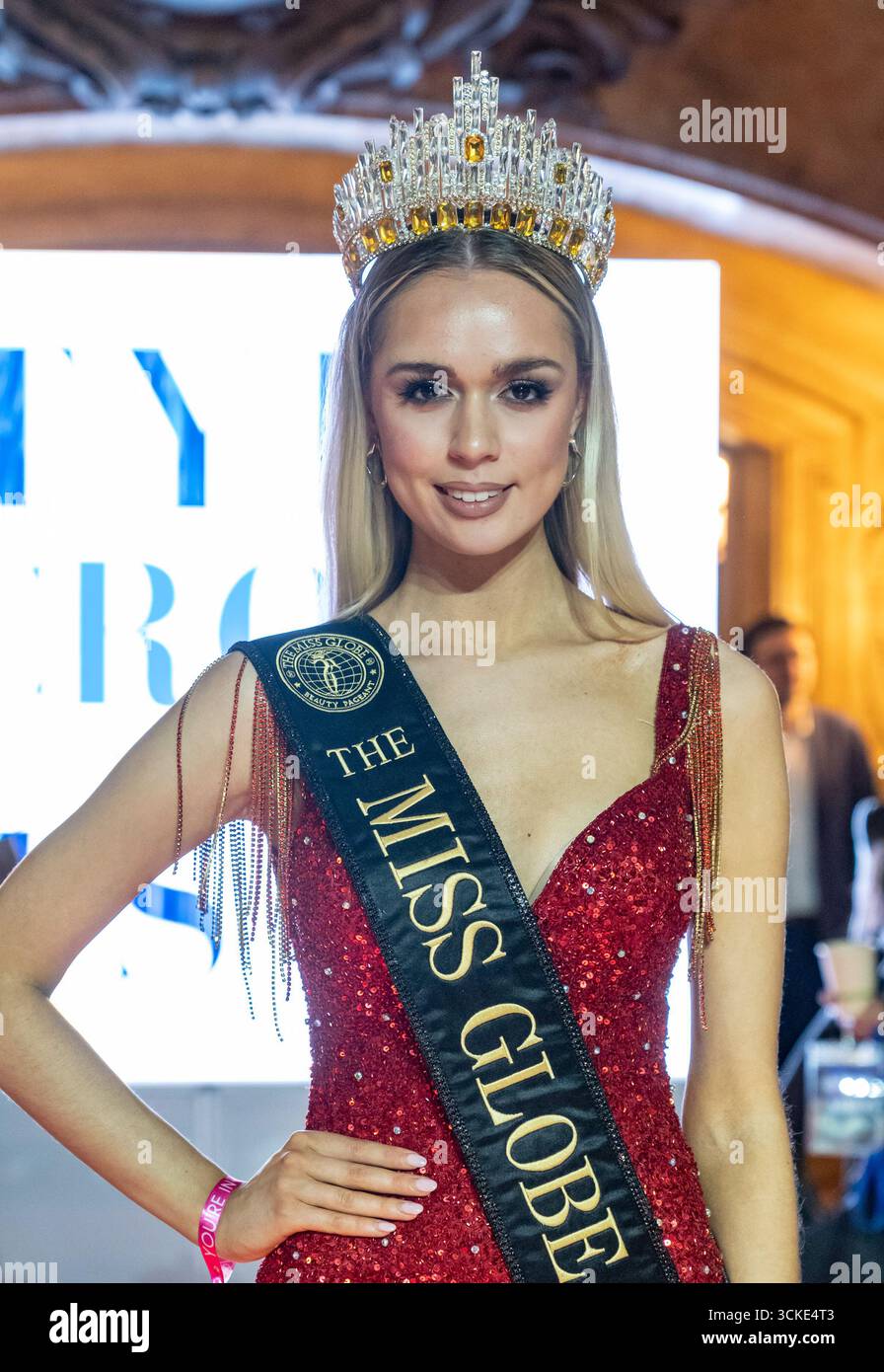 Samantha Sarelli, Miss Global USA 2025 attends runway for Style Across ...