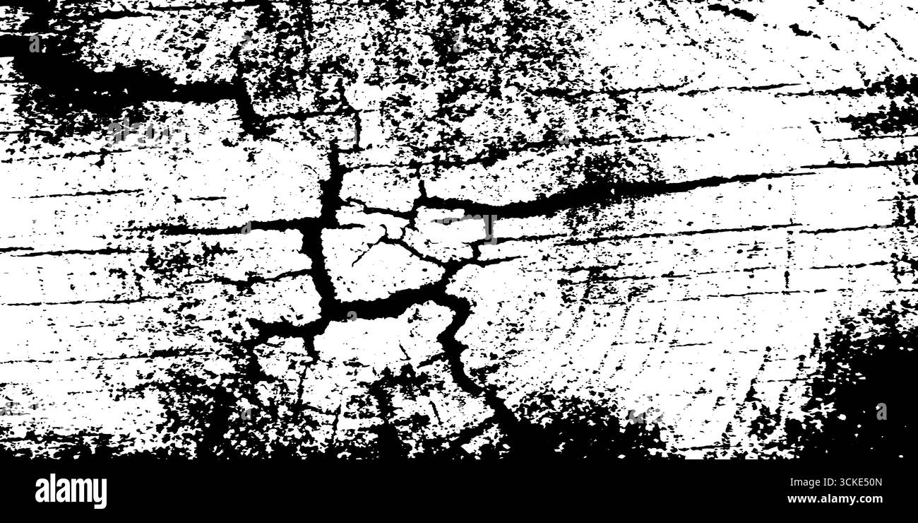 Splintered timber texture with jagged crack lines for rustic design ...